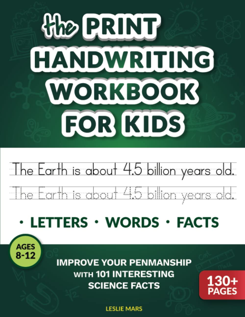 The Print Handwriting Workbook for Kids: Improve your Penmanship with ...