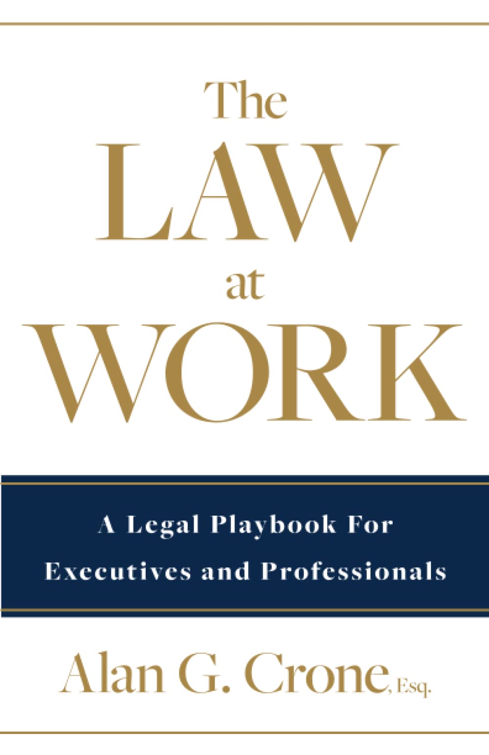 The Law at Work: A Legal Playbook for Executives and Professionals by ...