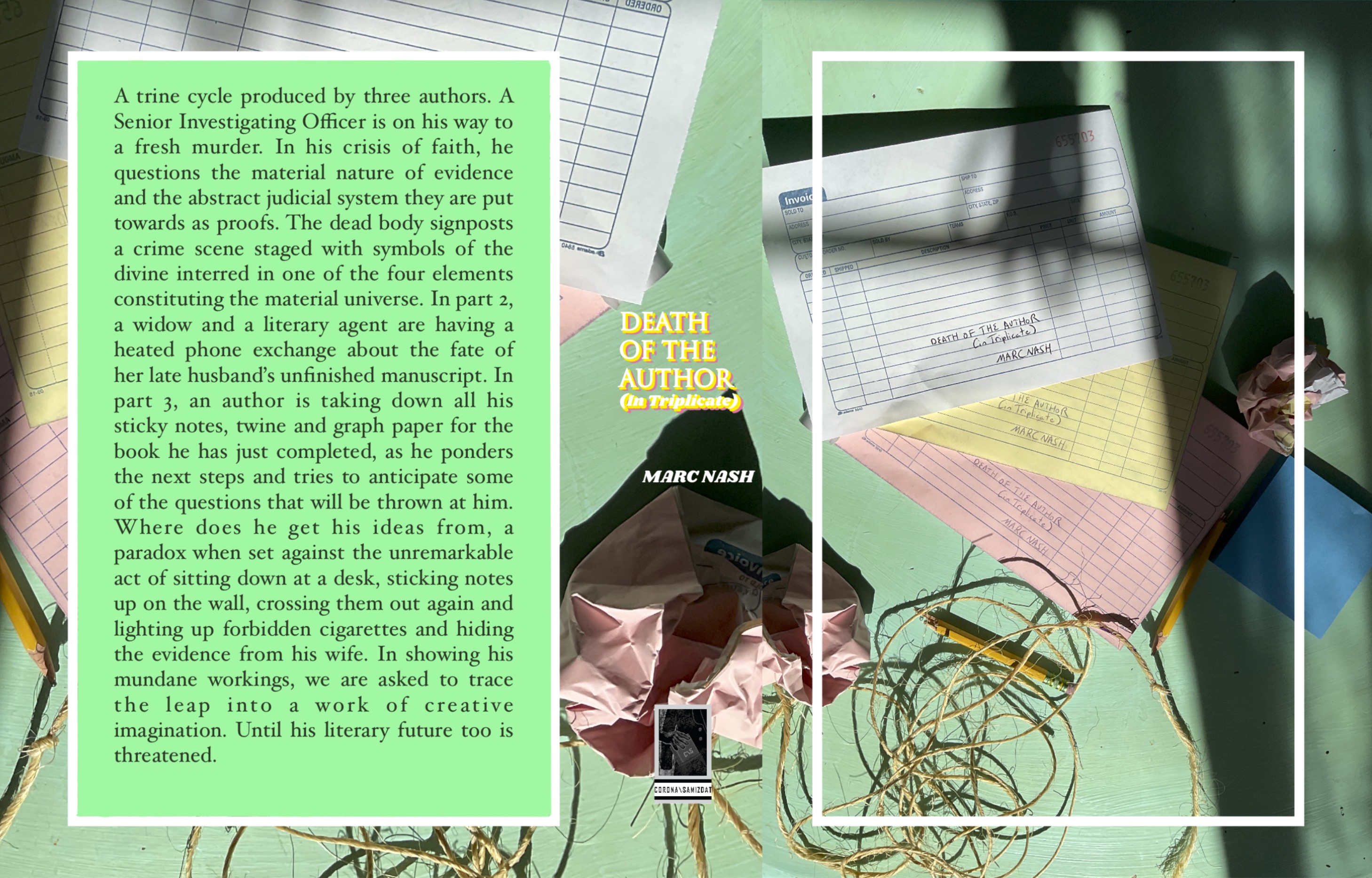 Death of the Author (In Triplicate) by Marc Nash | Goodreads