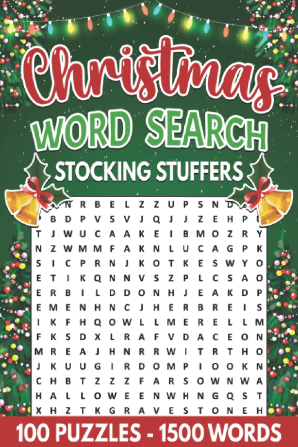 Christmas Word Search 100 Puzzles: Stocking Stuffers: Fun Holiday ...