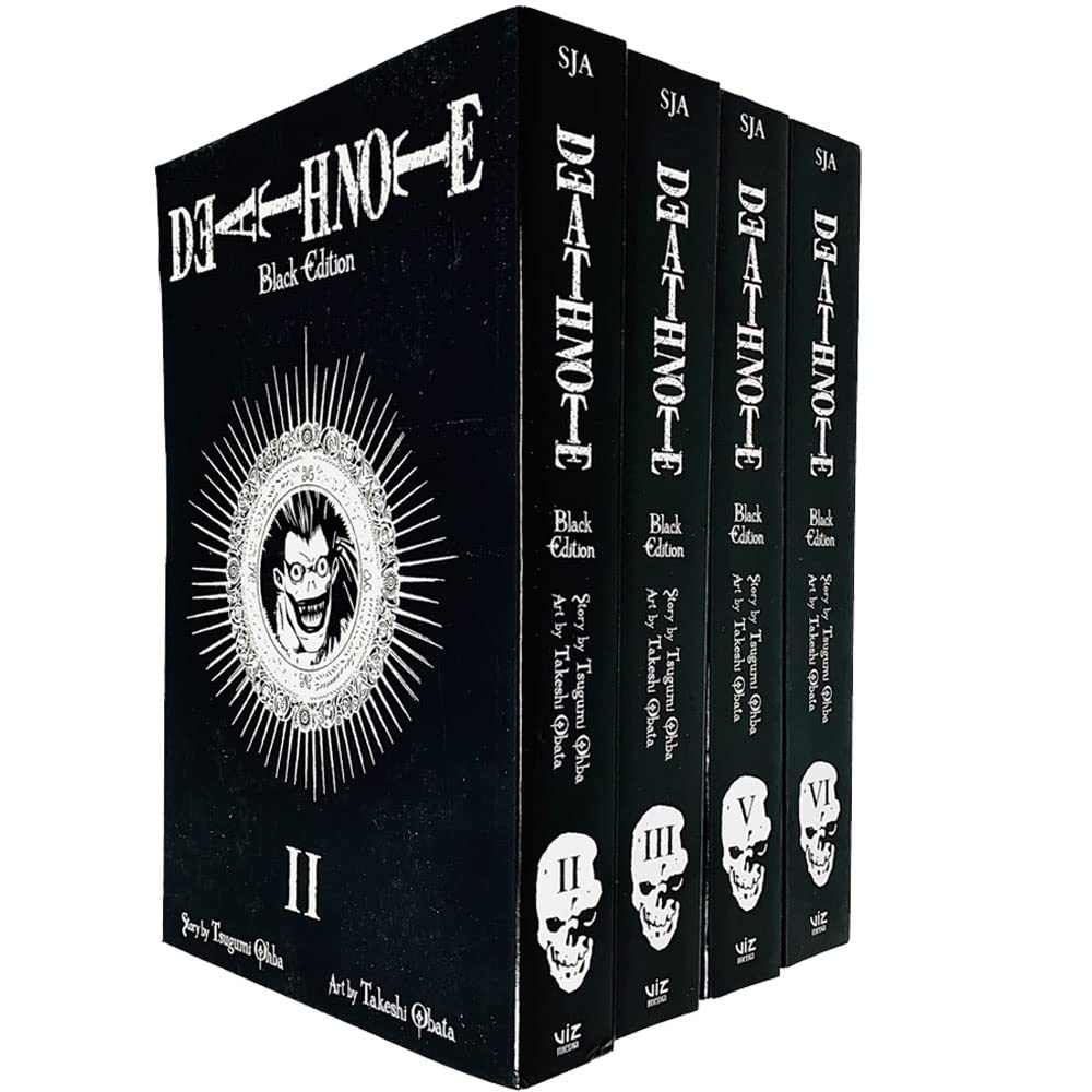 Death Note Black Edition Vol 1-6 (Death Note, #1-12) by Tsugumi Ohba ...