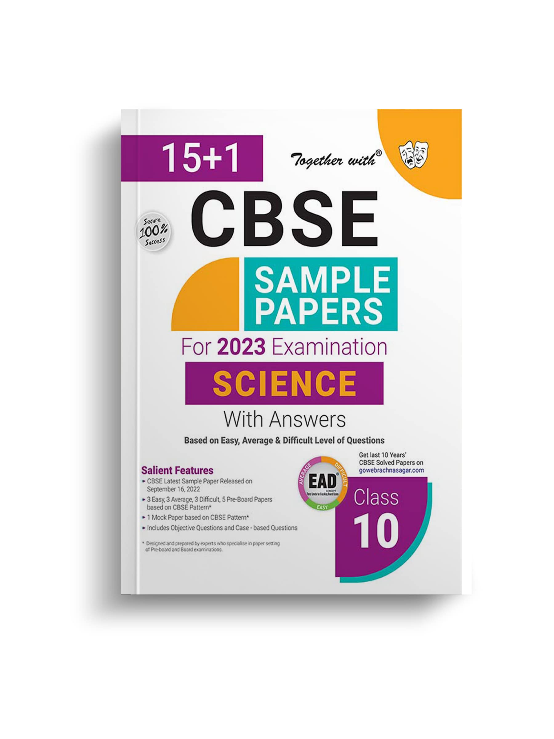 Together With CBSE Class 10 Sample Papers ( EAD ) Science for 2023 ...