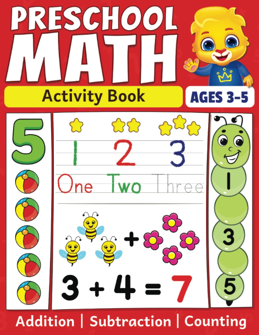 Preschool Math Activity Book: Learn to Count, Number Tracing, Addition ...