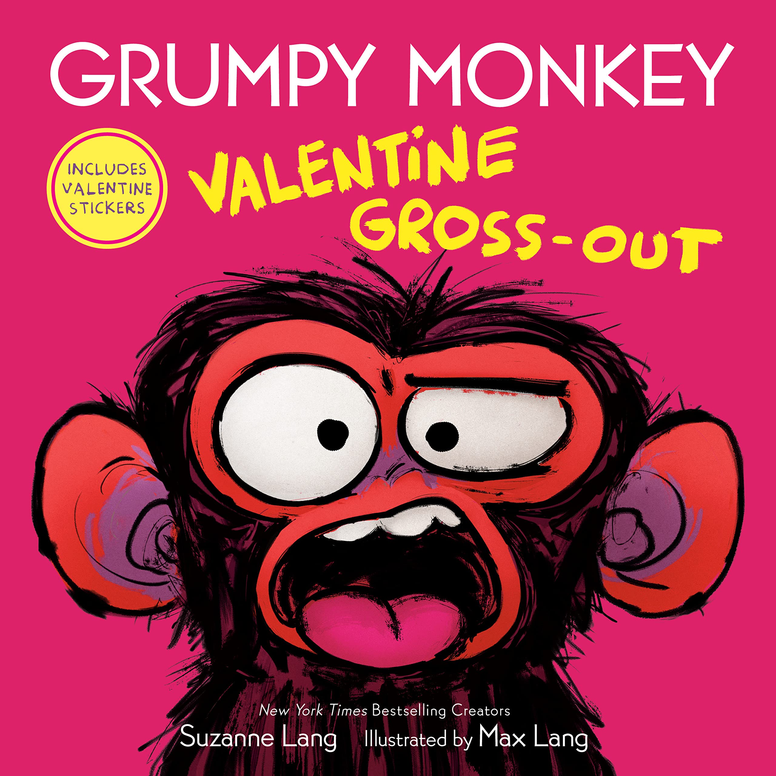 Grumpy Monkey Valentine Gross-Out: Includes Valentine Stickers by ...