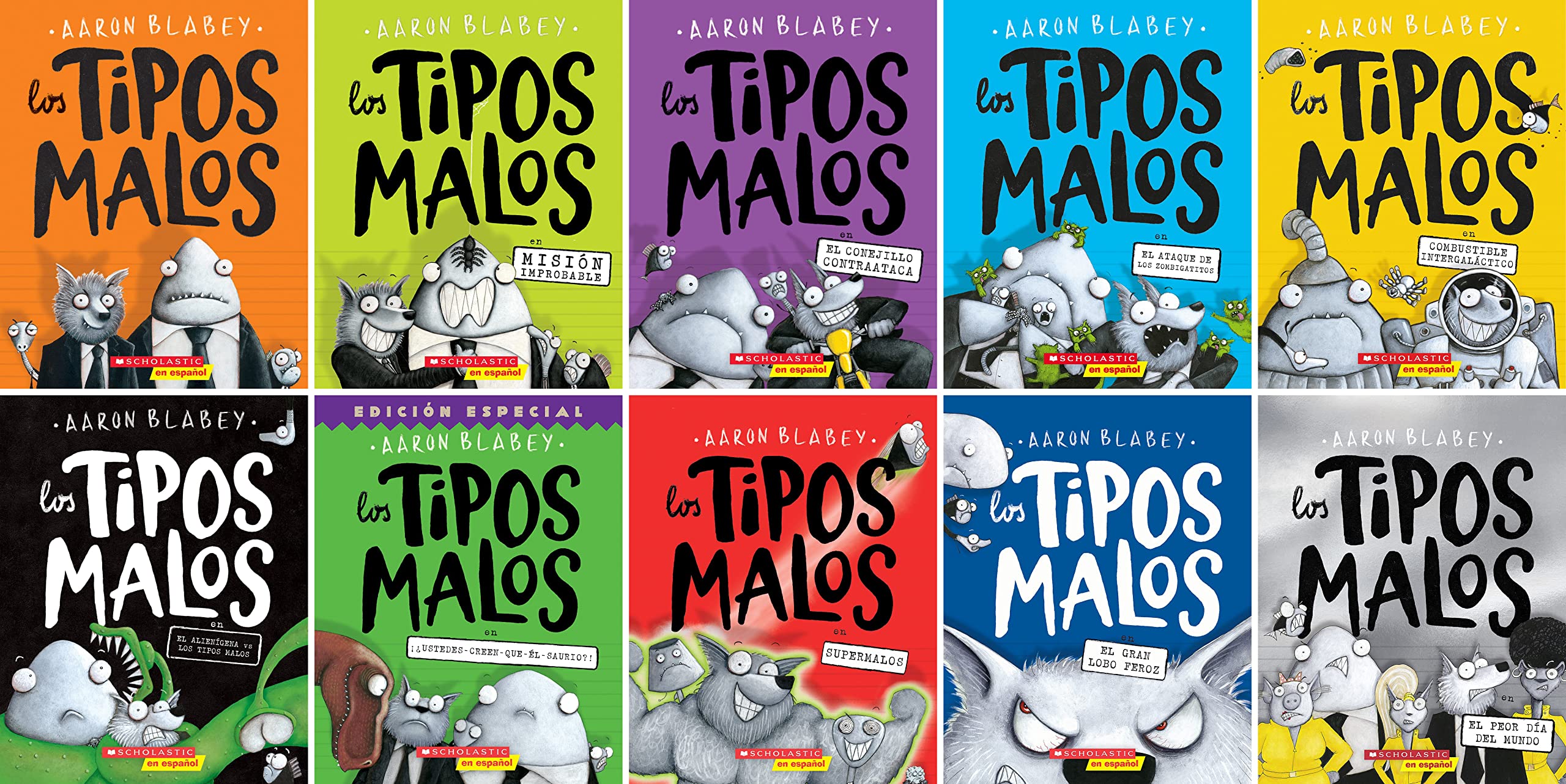 Los tipos malos en español colección (10 libros) | by Aaron Blabey ...