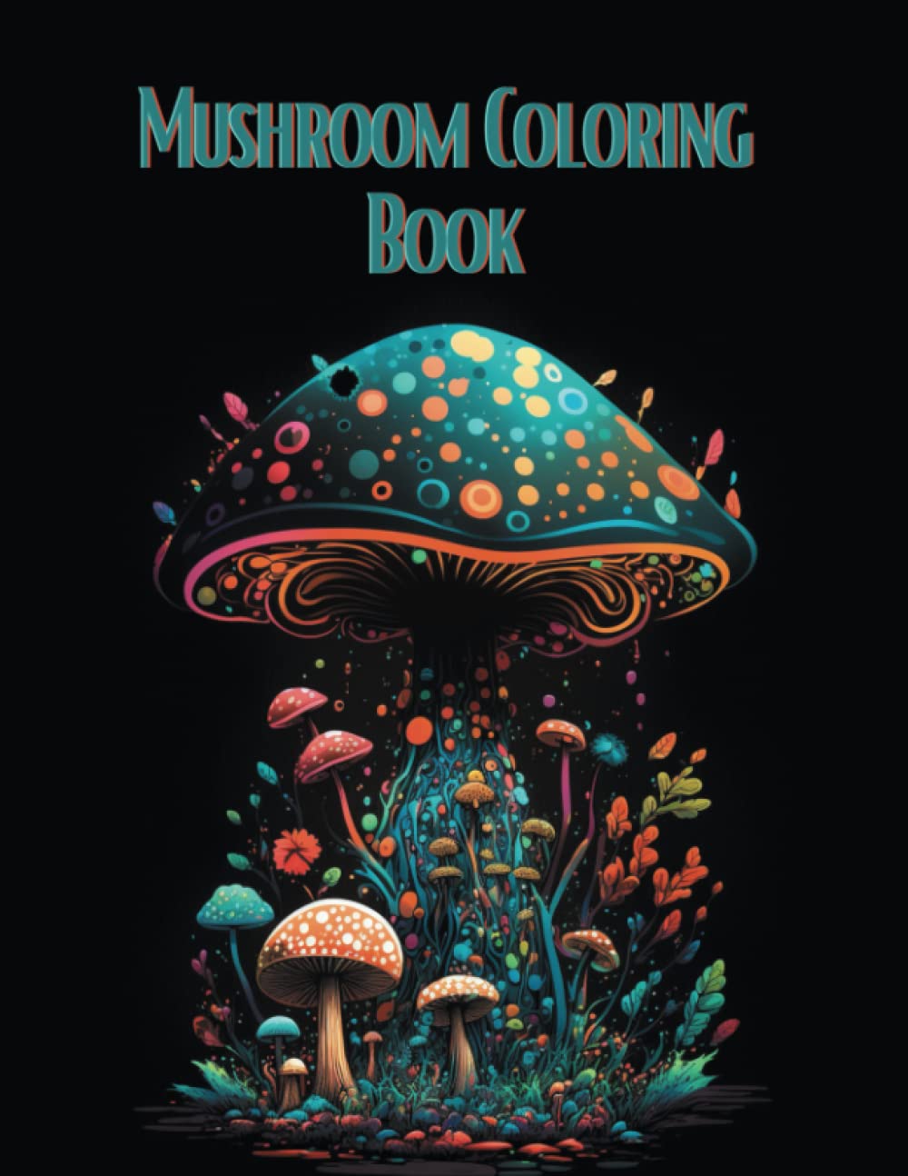 Mushrooms Coloring Book For Adults: 40 Amazing Coloring Mushrooms For ...