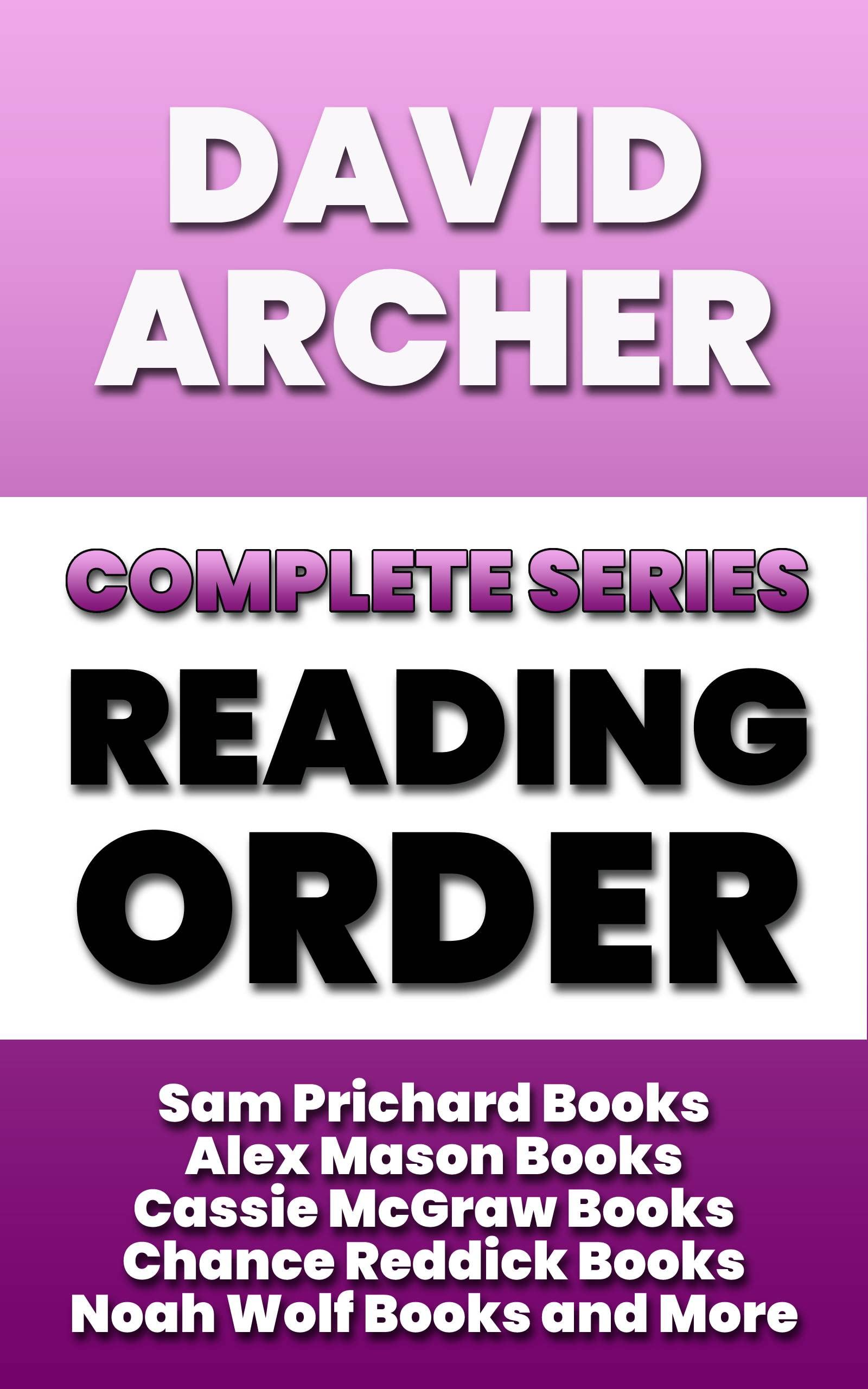 David Archer Complete Series Reading Order: Sam Prichard, Alex Mason ...