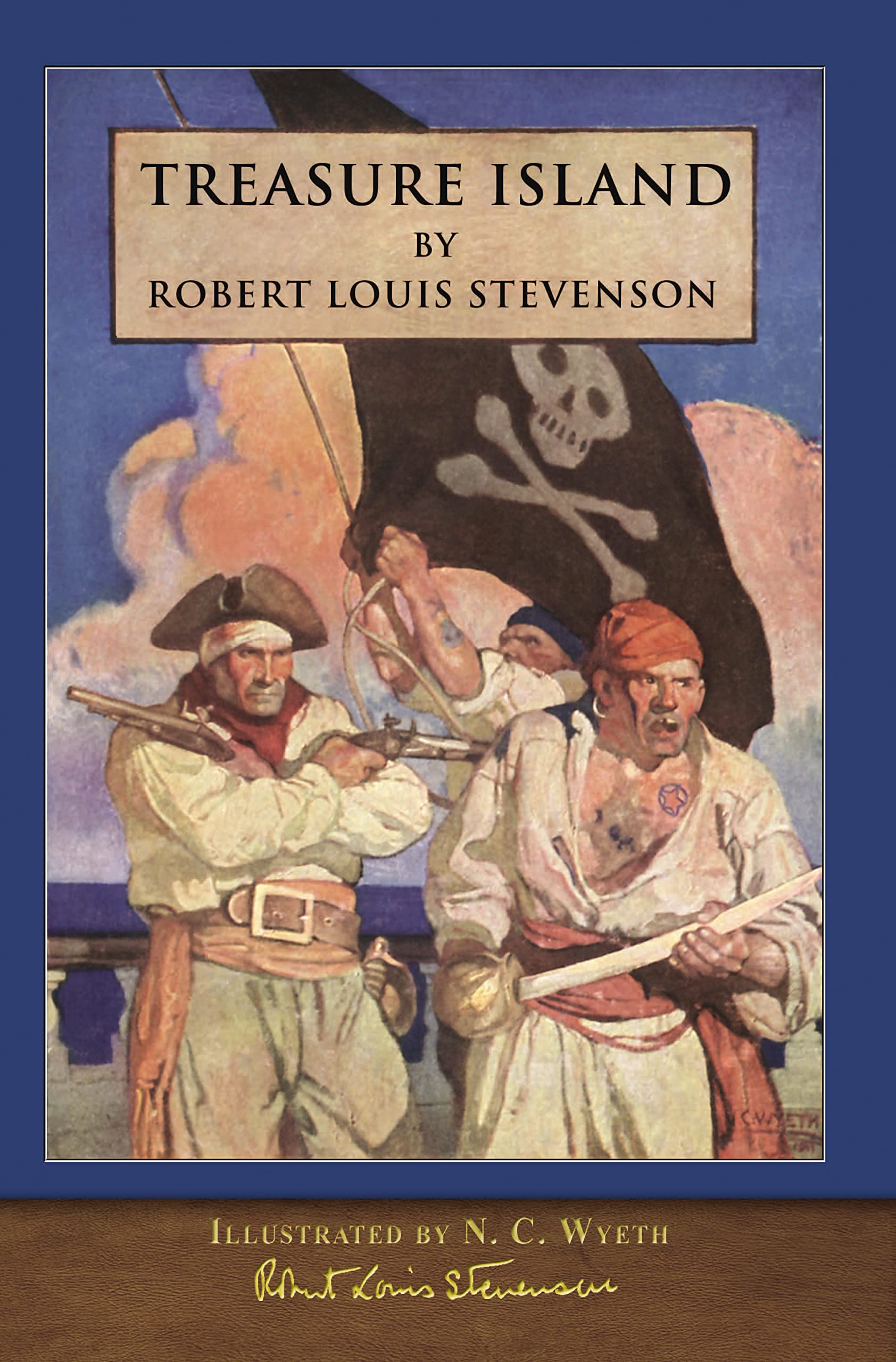 Treasure Island (Illustrated by N. C. Wyeth): SeaWolf Press Color ...