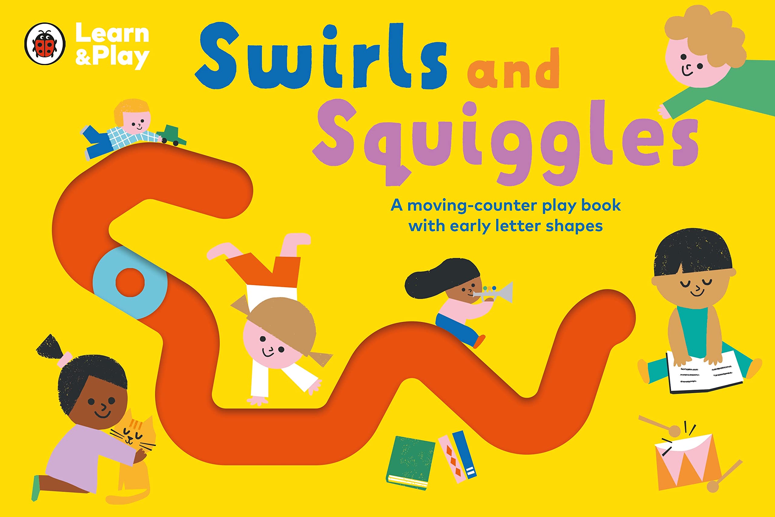 Swirls and Squiggles: A moving-counter play book with early letter ...