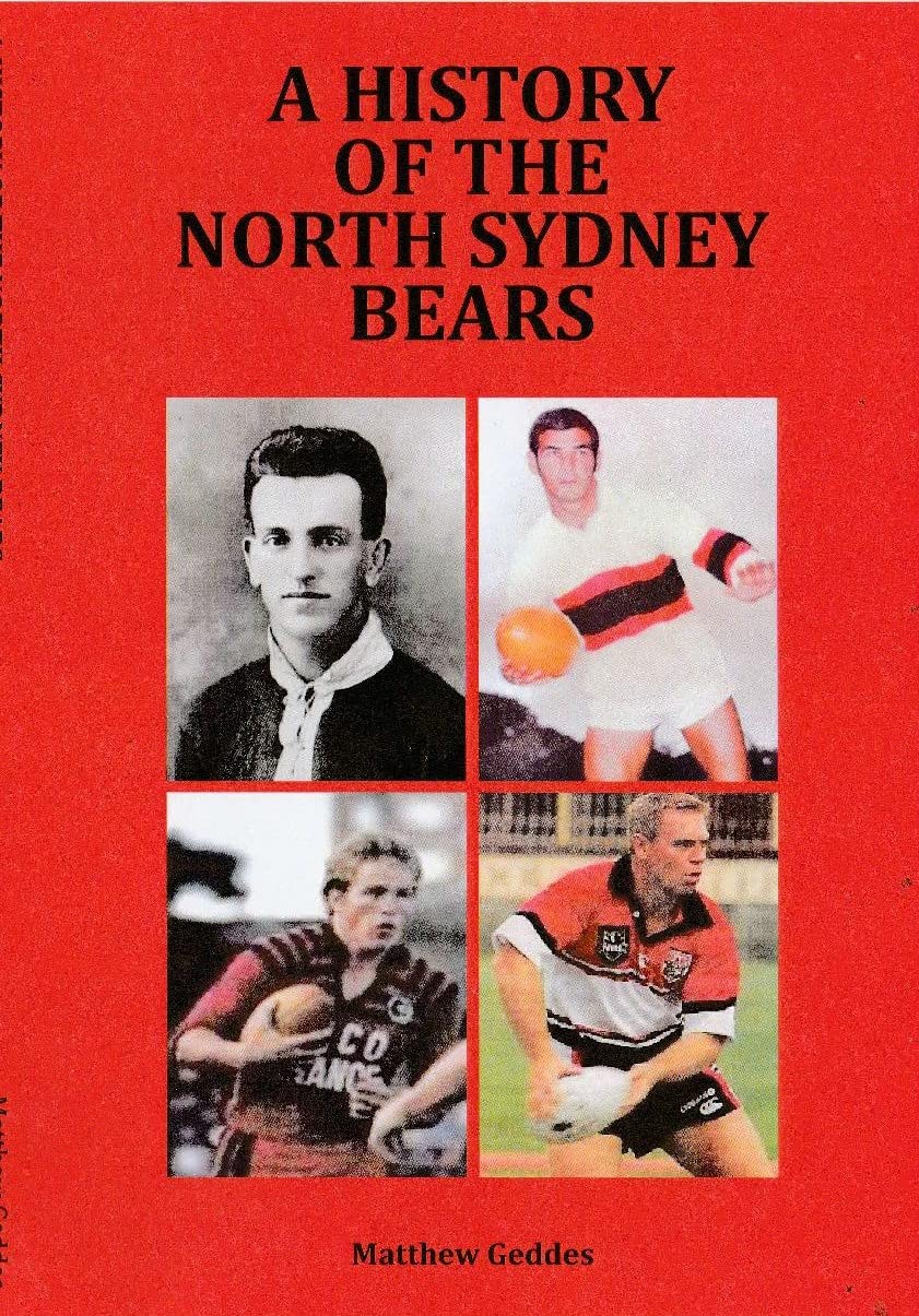 A History of the North Sydney Bears by Matthew Geddes | Goodreads
