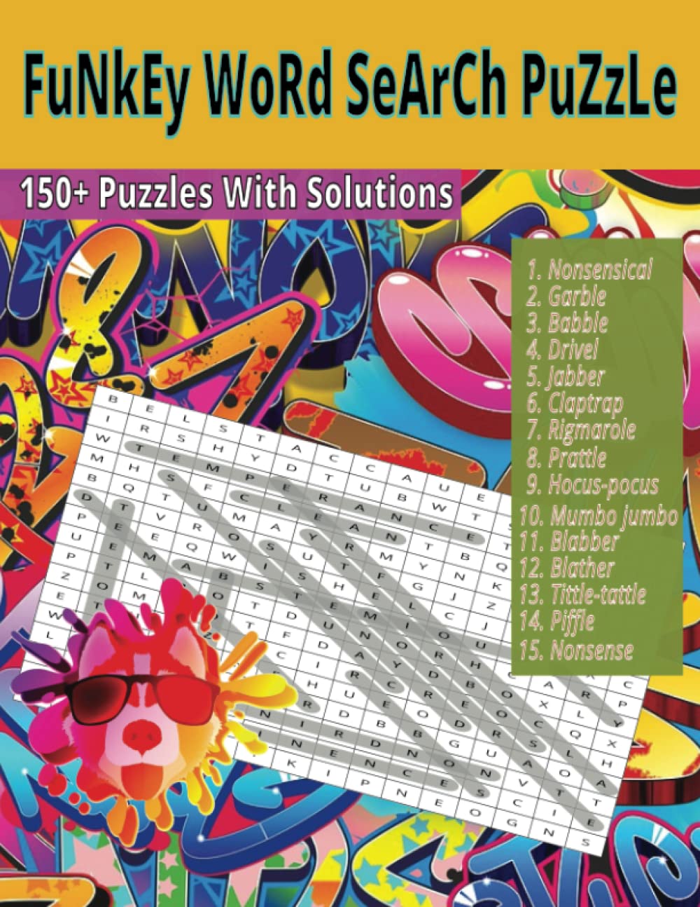 Funky Words Search For Adults: Funny Words Puzzle Book For The First ...