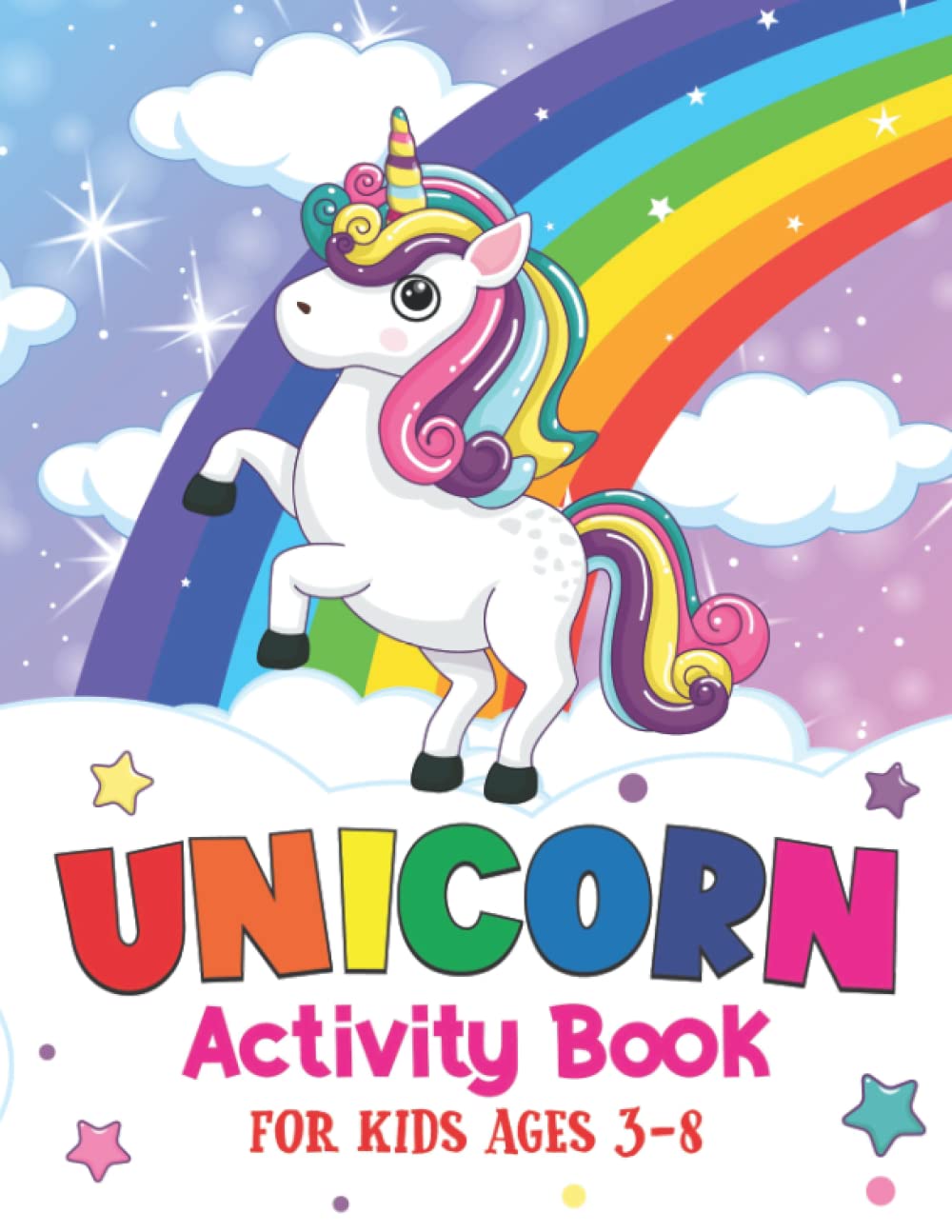 Unicorn Activity Book: A children's coloring and activity puzzle book ...