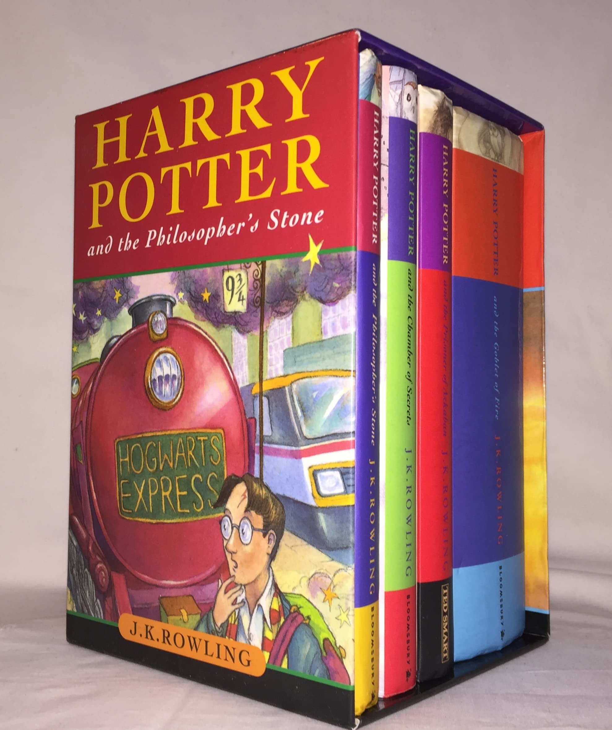 Harry Potter The Illustrated 4 Books Collection Set By J.K.Rowling by J ...