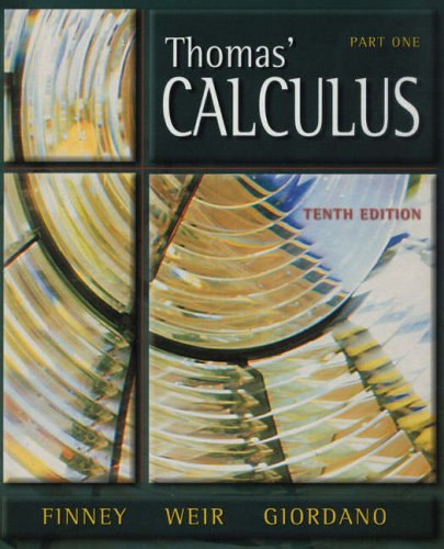 Calculus (Part 1) Single Variable by George B. Thomas Jr. | Goodreads