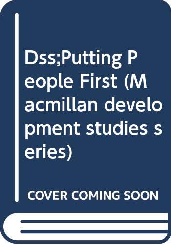 Putting People First: The NGO Approach to Development by Robin Poulton ...