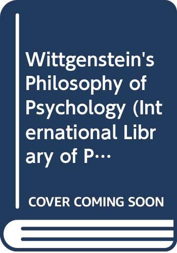 Wittgenstein's Philosophy of Psychology by Malcolm Budd | Goodreads