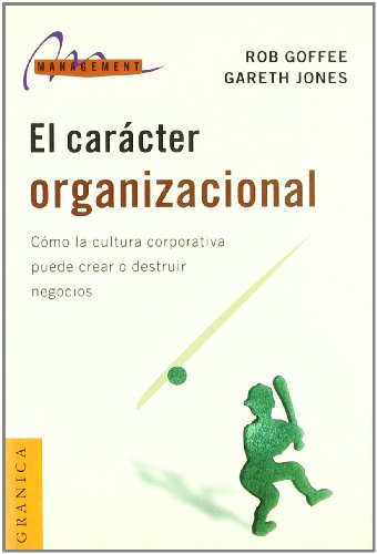 El Caracter Organizacional: Como la Cultura Corporativa Puede Crear O ...
