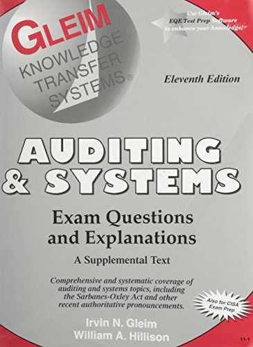 Auditing and Systems : Exam Questions and Explanations by Irvin N ...