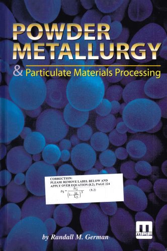 Powder Metallurgy & Particulate Materials Processing by Randall M ...