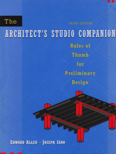 The Architect's Studio Companion, 3rd Edition and Building Construction ...