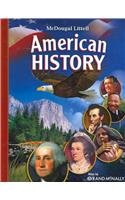 American History, Grades 6-8 Full Survey: Mcdougal Littell American ...