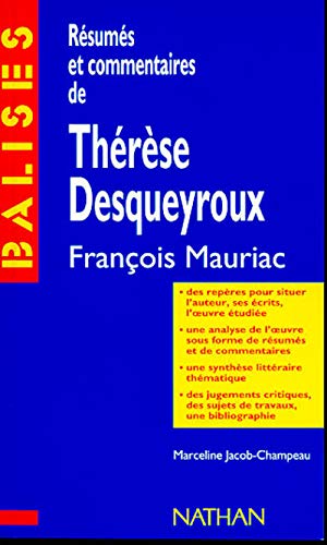 THERESE DESQUEYROUX by Marceline Jacob-Champeaux | Goodreads