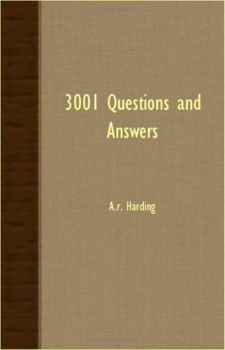 3001 Questions and Answers by A.R. Harding | Goodreads