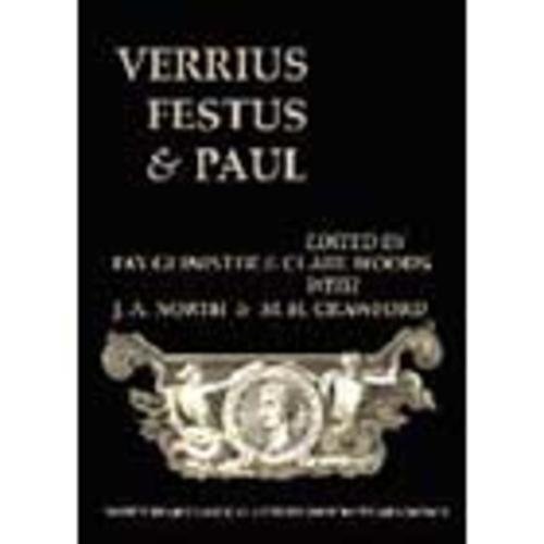 Verrius, Festus and Paul (BICS Supplement 93): Lexicography ...