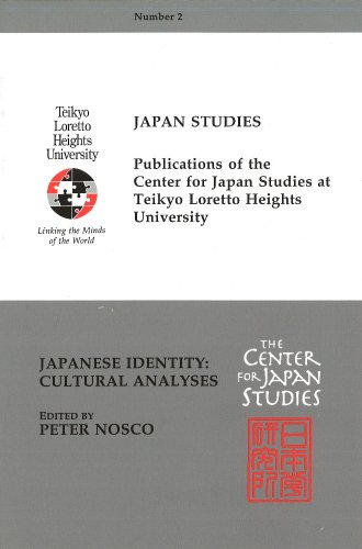 Japanese Identity: Cultural Analyses (Japan Studies by Peter Nosco ...