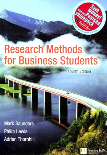 Valuepack:Research Methods for Business Students/Practical Research ...