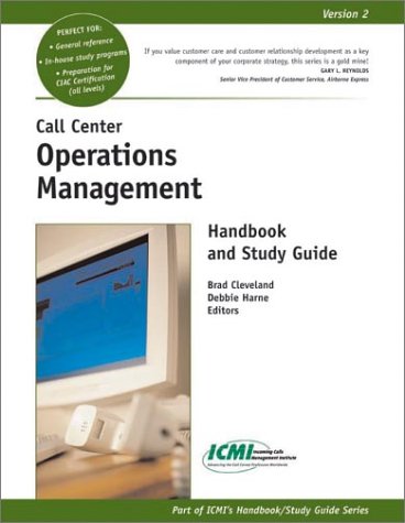 Call Center Operations Management Handbook and Study Guide by Brad ...