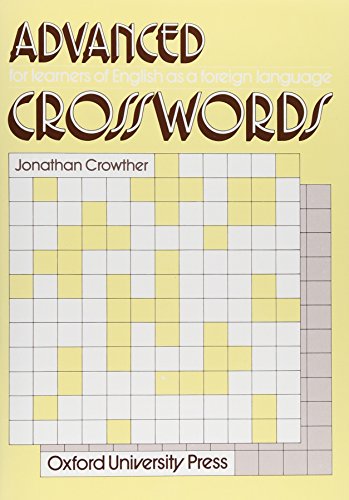 Crosswords for Learners of English Advanced by Jonathan Crowther ...