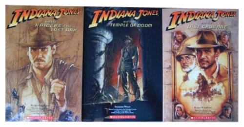 Indiana Jones Junior Novelization Trilogy: 3 Book Set with Mini Poster ...