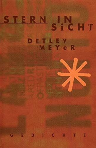 Stern in Sicht. Gedichte by Detlev Meyer | Goodreads