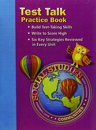 Social Studies: Test Talk Practice Book, Grade 3 by Scott Foresman ...