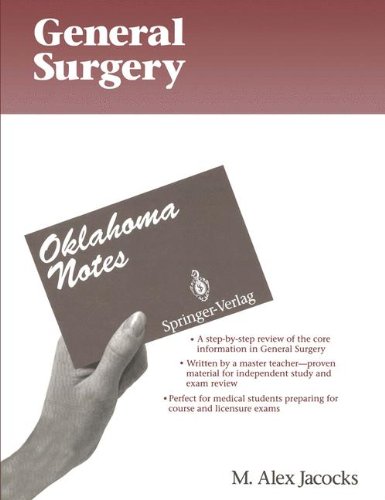 General Surgery (Oklahoma Notes) by M. Jacocks | Goodreads