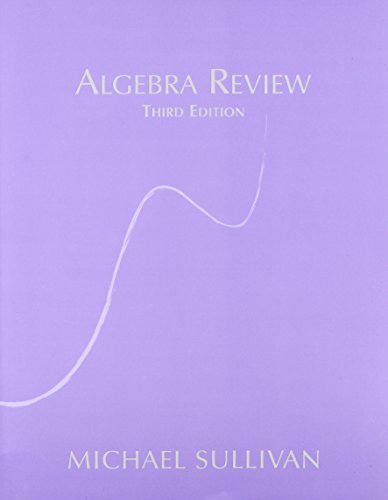 Algebra Review by Michael Sullivan | Goodreads