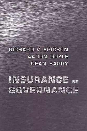 Insurance as Governance by Dean Barry | Goodreads