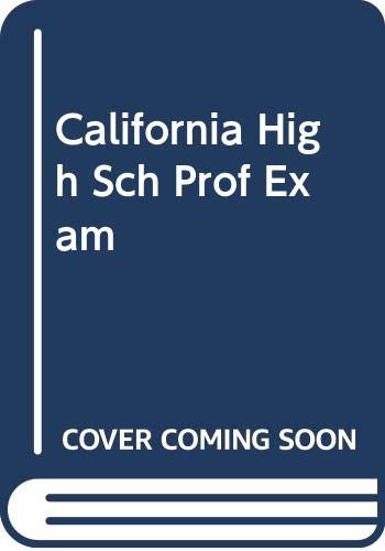 California High School Proficiency Examination (Chspe): Chspe by Arco ...
