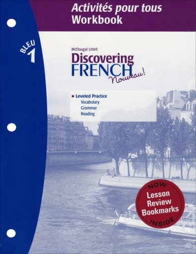 Activites Pour Tous with Lesson Review Bookmarks Level 1 (Discovering ...