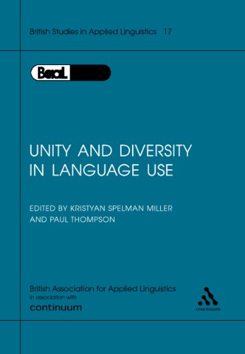 Unity and Diversity in Language Use: Selected Papers from the Annual ...