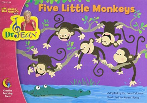 Five Little Monkeys, Sing Along & Read Along with Dr. Jean by Jean R ...