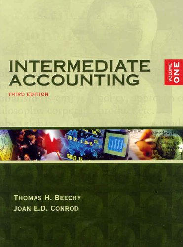 Intermediate Accounting Volume 1 By Beechy Goodreads