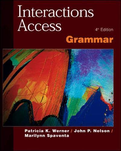 Interactions Access - Grammar by Patricia K. Werner | Goodreads