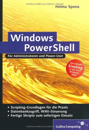 Windows PowerShell by Helma Spona | Goodreads