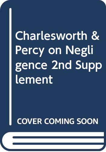 Charlesworth and Percy on Negligence by John Charlesworth | Goodreads
