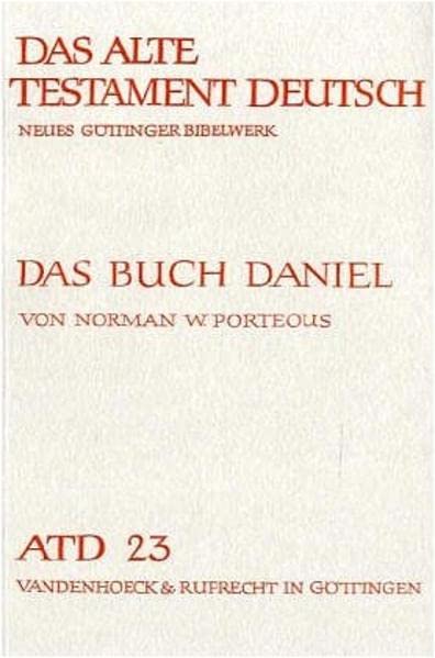 Das Buch Daniel (Das Alte Testament Deutsch. Atd. Kartonierte Ausgabe ...