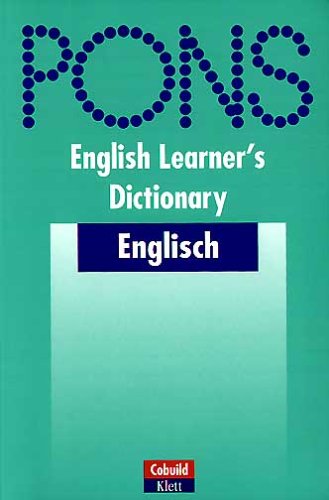 PONS Cobuild English Learner's Dictionary. by John McHardy Sinclair ...