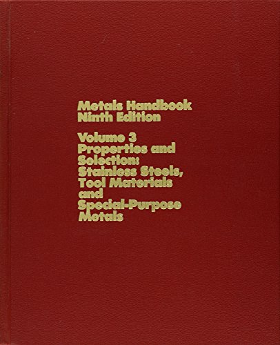 Metals Handbook, Properties and Selection: Stainless Steels, Tool ...