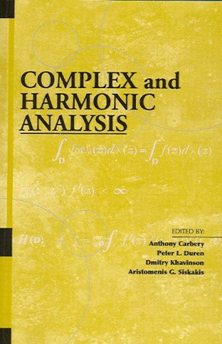 Complex Harmonic Analysis by Anthony Carberry | Goodreads